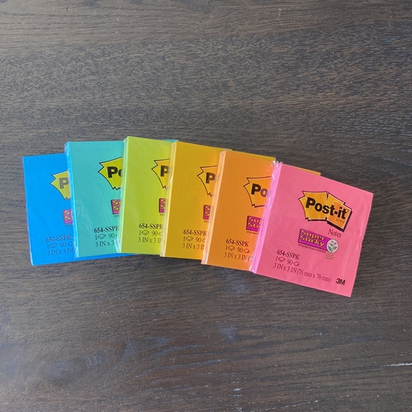 Post it | Office | Postit Notes Super Sticky | Poshmark